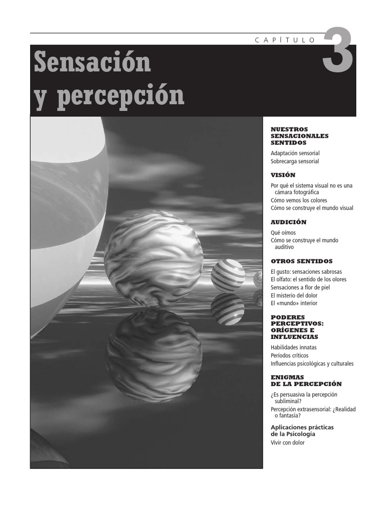 Sensación y Percepción. Psicología Wade | PDF