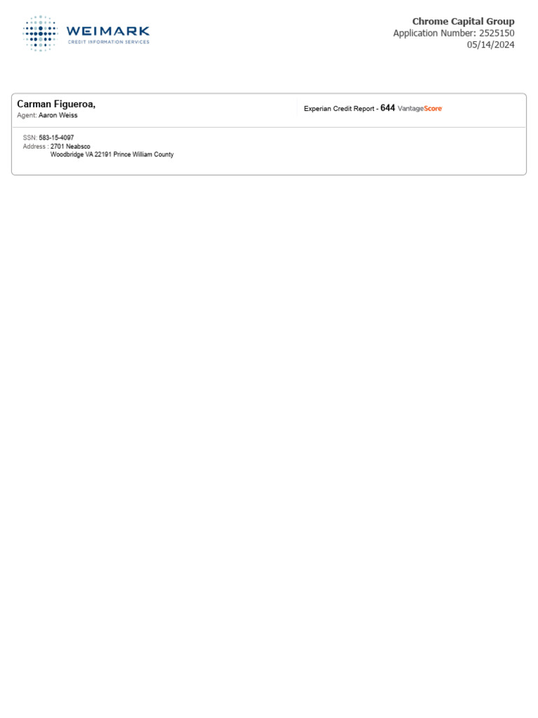 Weimark Application # - 2525150 | PDF