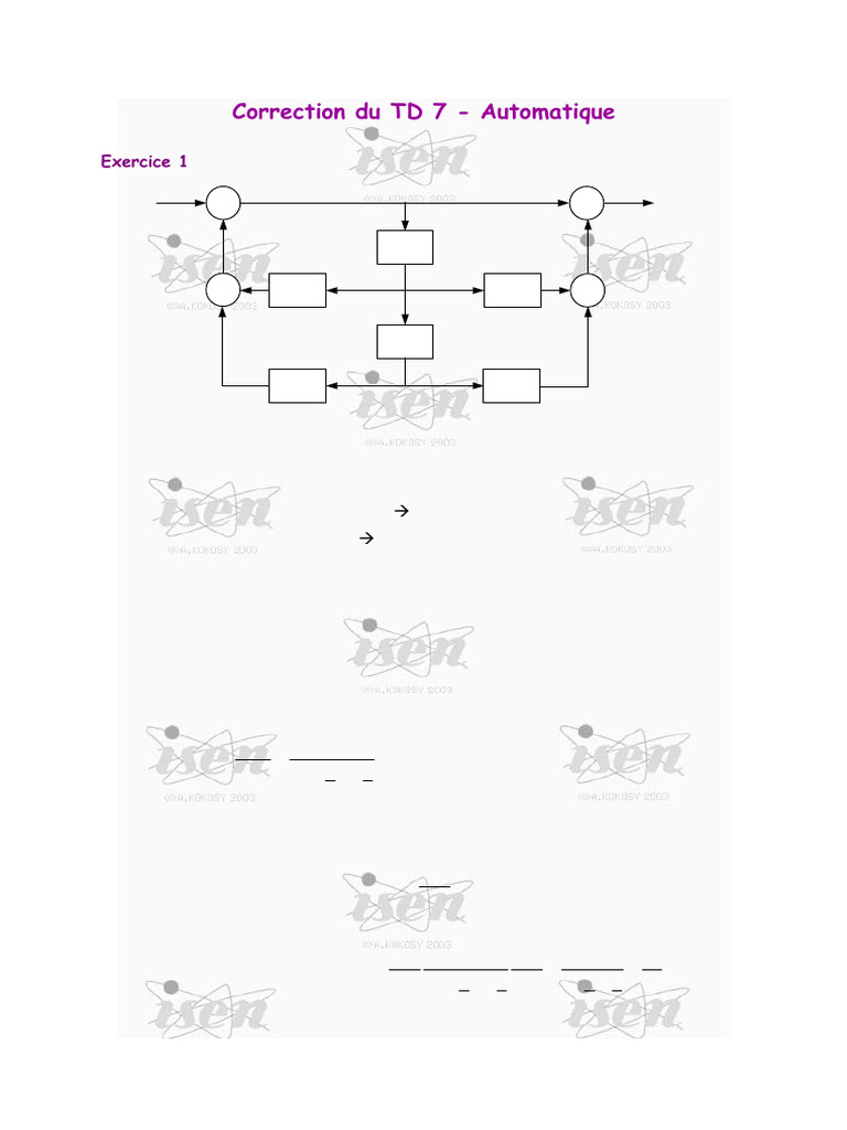 Correction Td7 | PDF