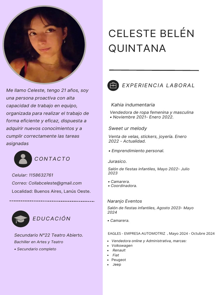 Quintana Celeste CV 2023 - 20241009 - 171634 - 0000 | PDF