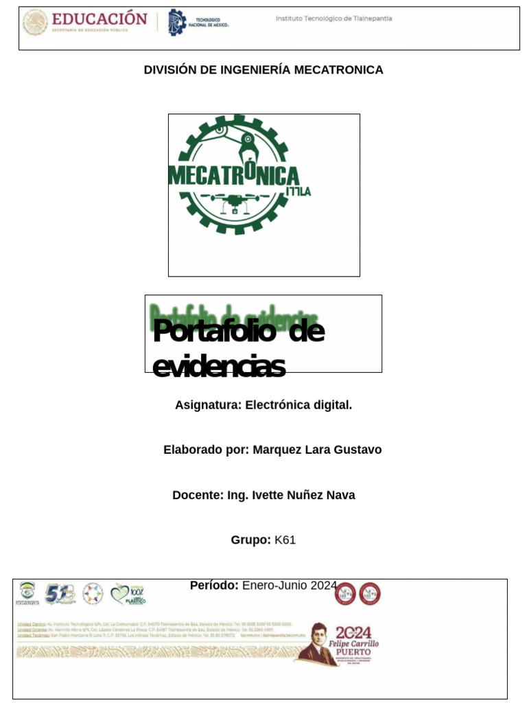 Portafolio de Evidencias Final | PDF