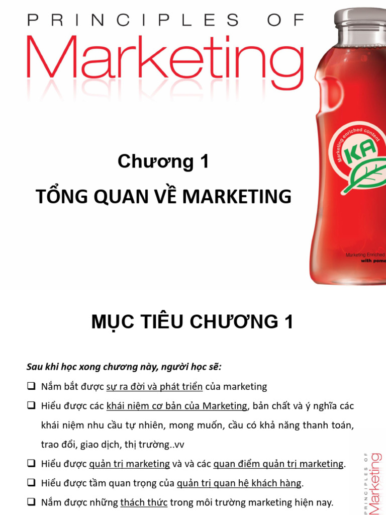 Chapter 1 - Tong Quan Ve Marketing | PDF | Vietnam