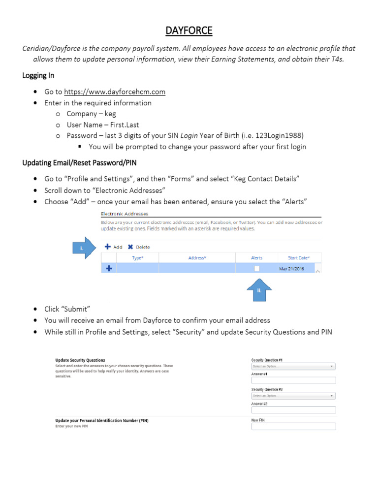 Dayforce Instructions New Employee (1) (1) | PDF