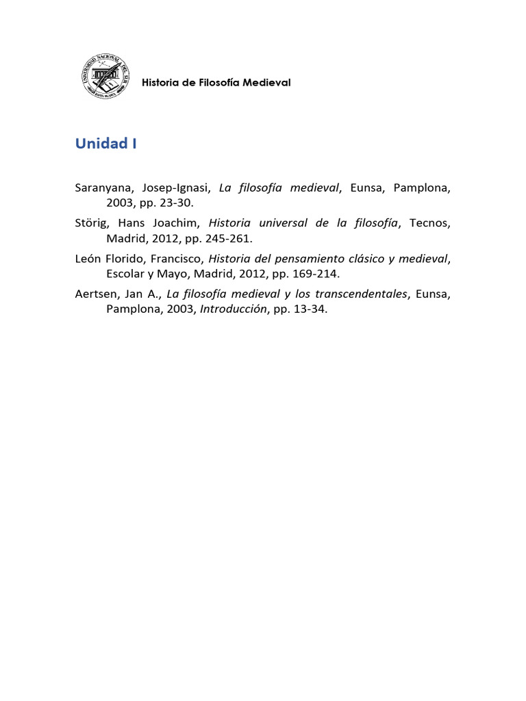 2024 HFM Unidad I | PDF