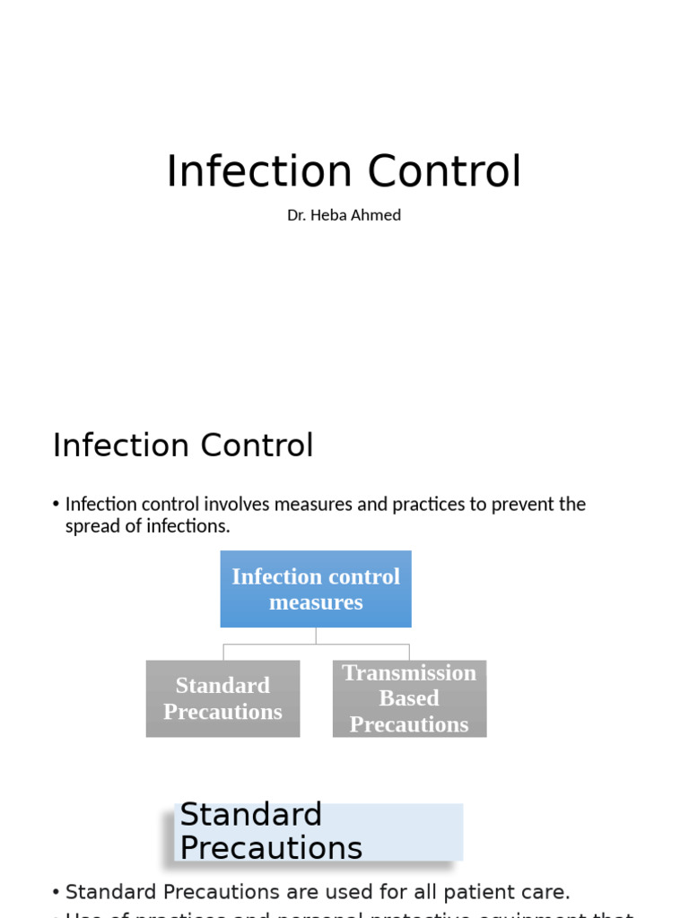 4 Infection Control | PDF