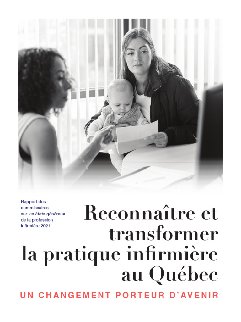 Transformation de la pratique infirmière au Québec | PDF | Allaitement ...