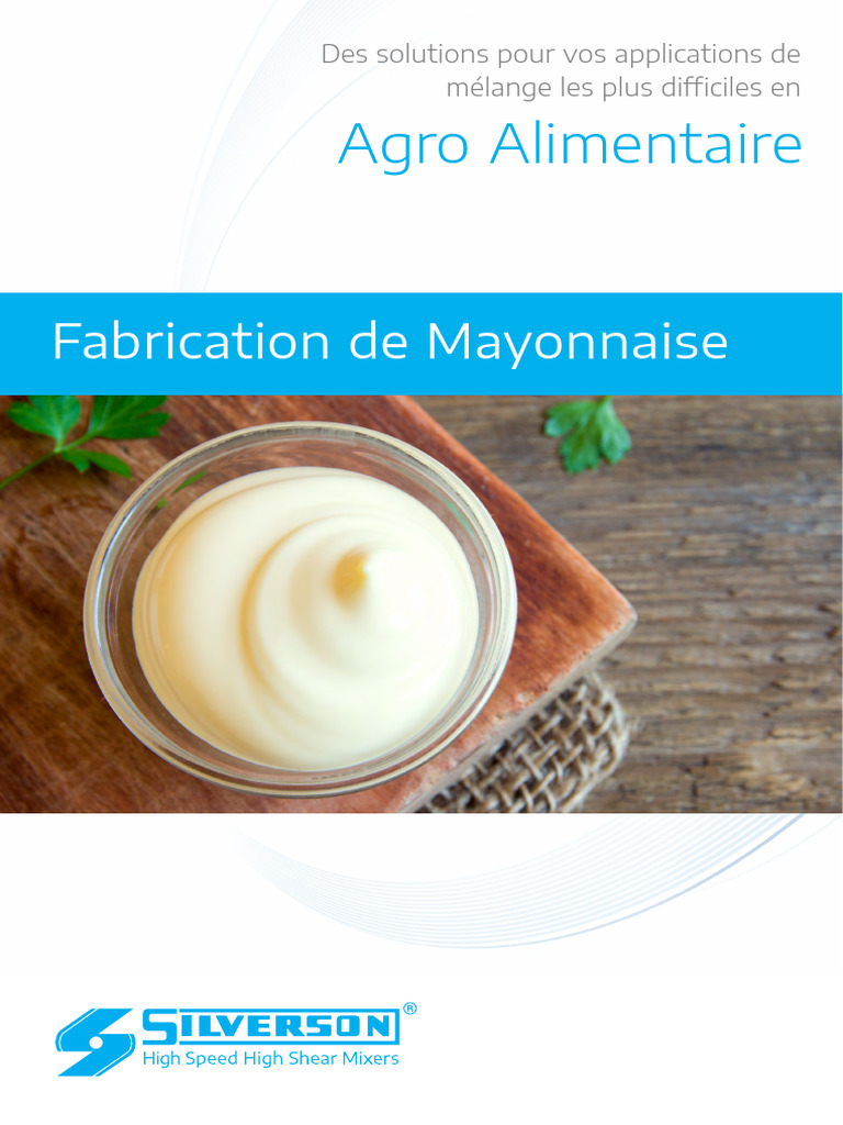 Fabrication de Mayonnaise | PDF