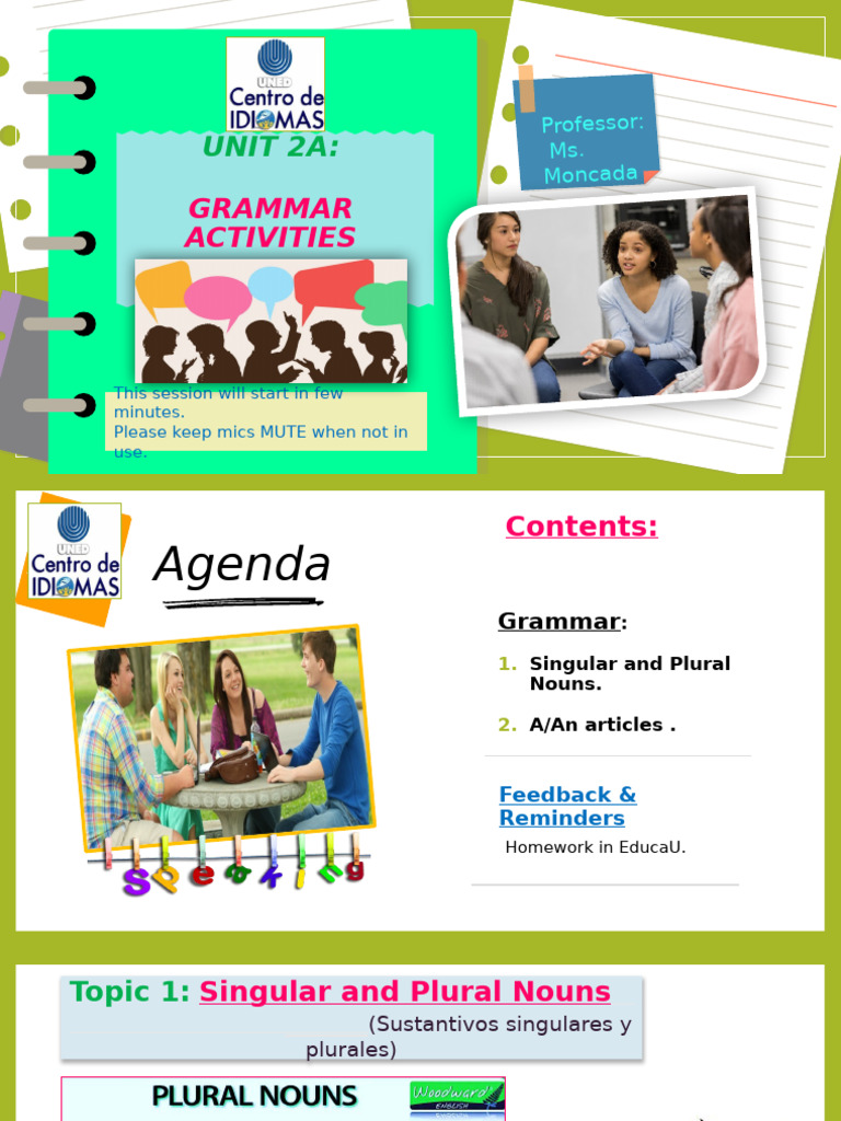 71391 Unit 2A Grammar | PDF