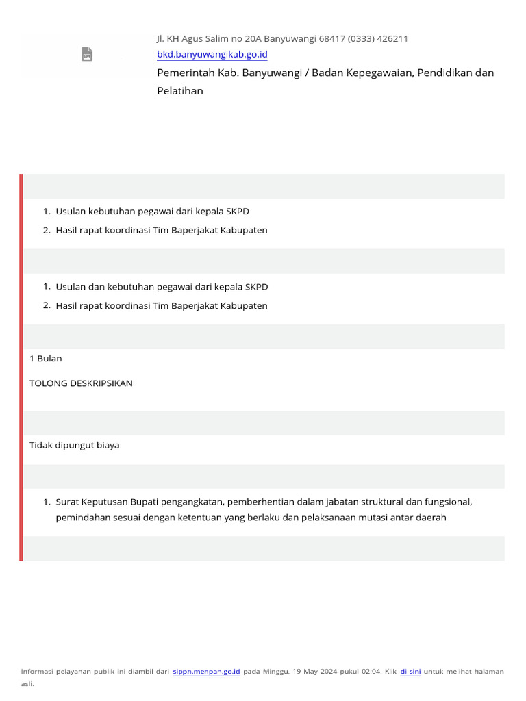 Unduh Standar Pelayanan - Penyiapan Pelaksanaan Pengangkatan ...