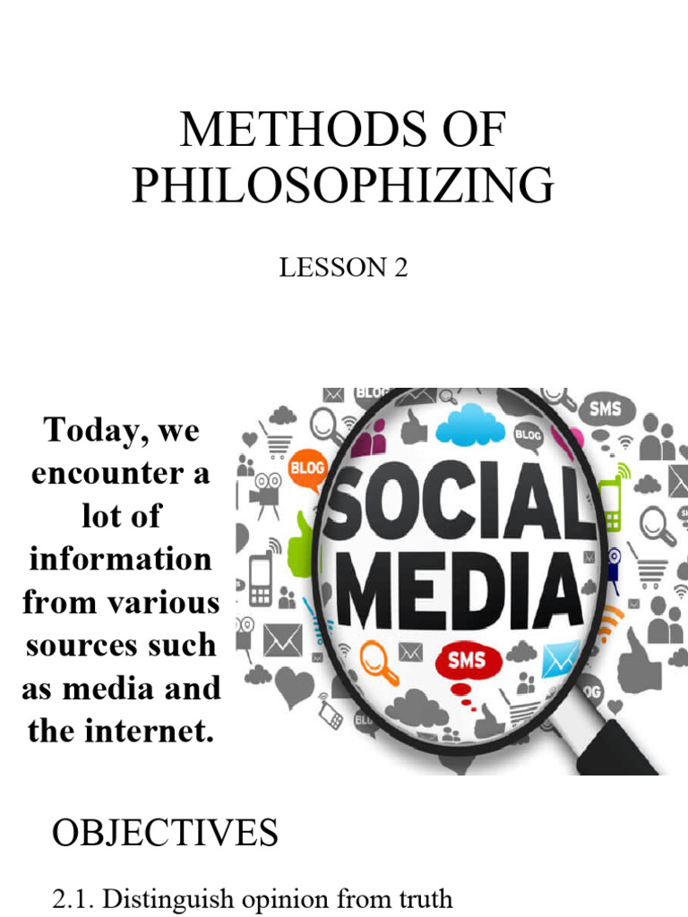 Methods of Philosophizing | PDF | Truth | Science & Mathematics