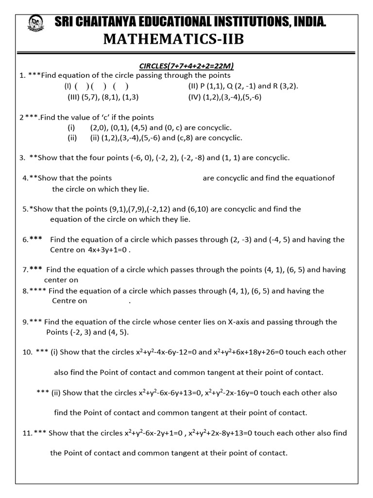 Maths-Iib Imp Questions | PDF