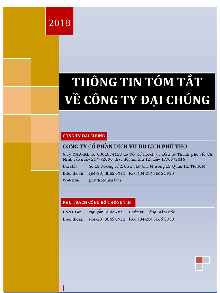 10.-Ban-TT-TT-cong-ty-Dai-chung-CTCP-Dich-vu-Du-lich-Phu-Tho 2018 | PDF