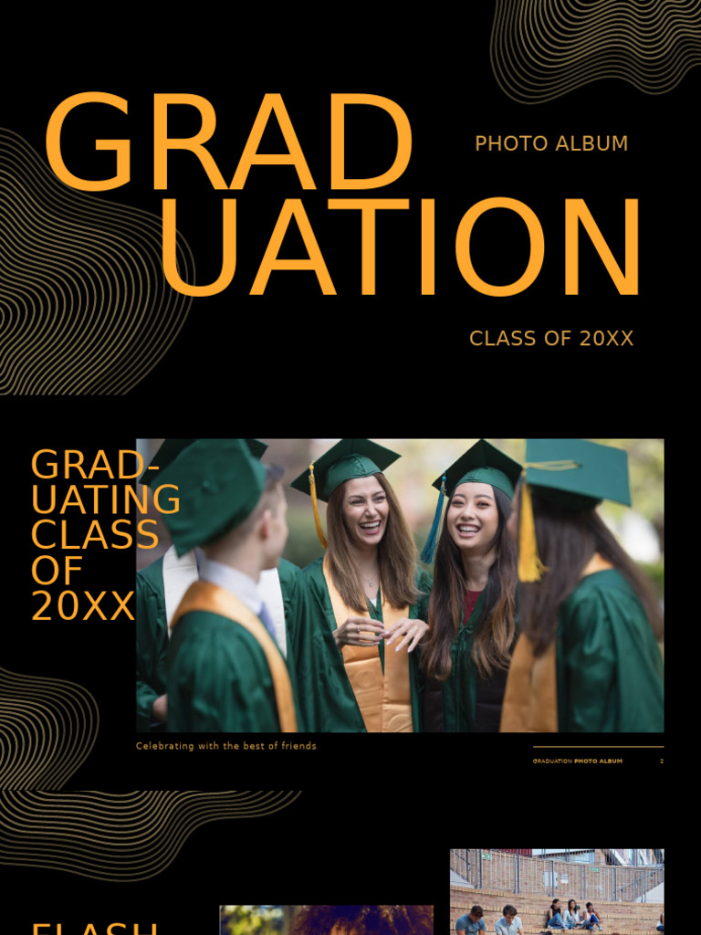 Dark Graduation Photo Album | PDF