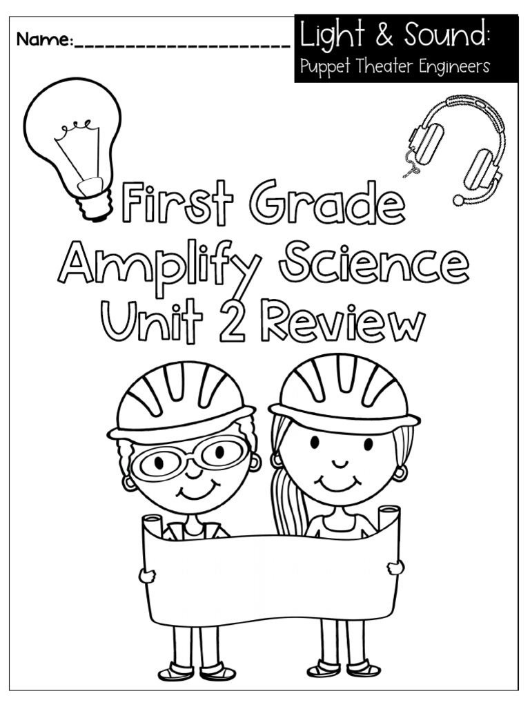 1st grade Amplify unit 2 review worksheets | PDF