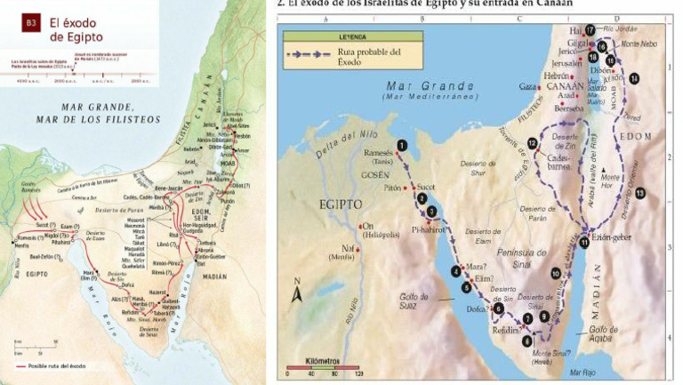 Mapa Éxodo de Egipto | PDF