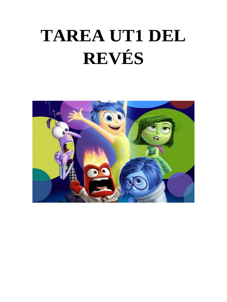 Tarea Ut1 Del Revés | PDF