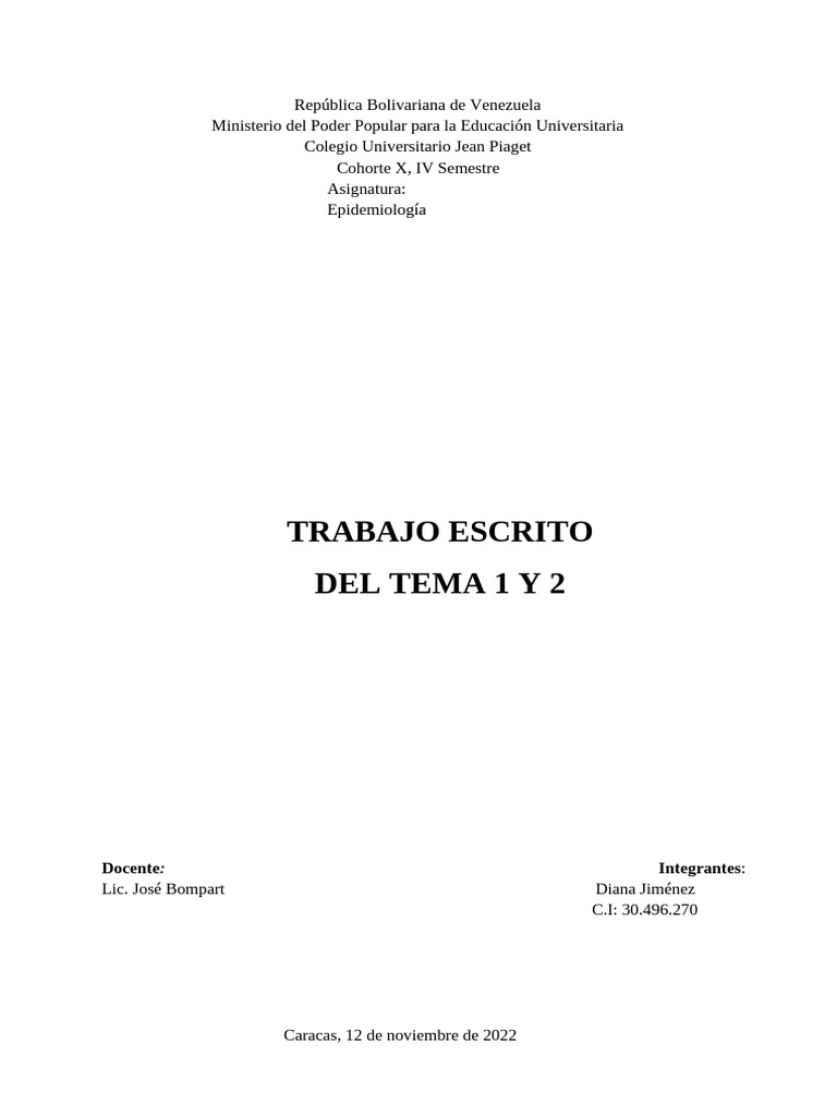 TEMA 1 Y 2 | PDF