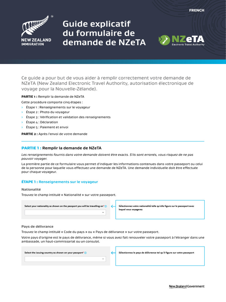 Nzeta Request Form French Translation | PDF