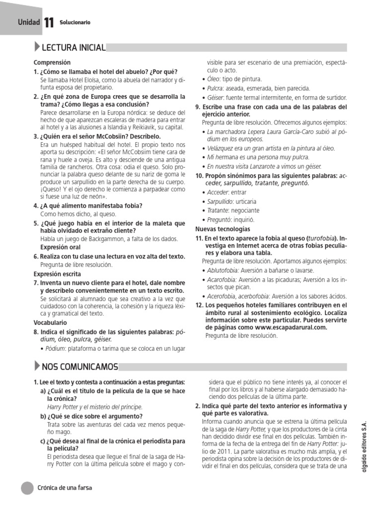 Unid 11 Soluc 2eso | PDF