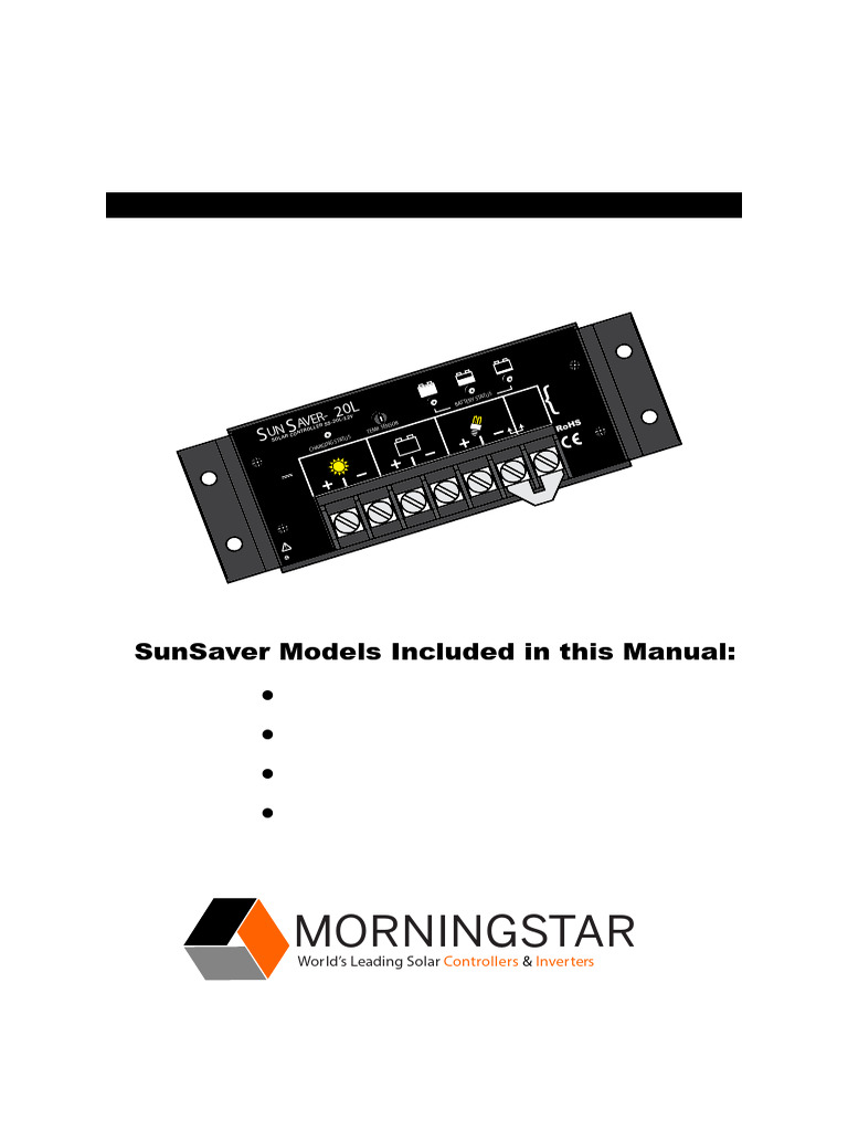 Operation Manual Sunsaver en | PDF