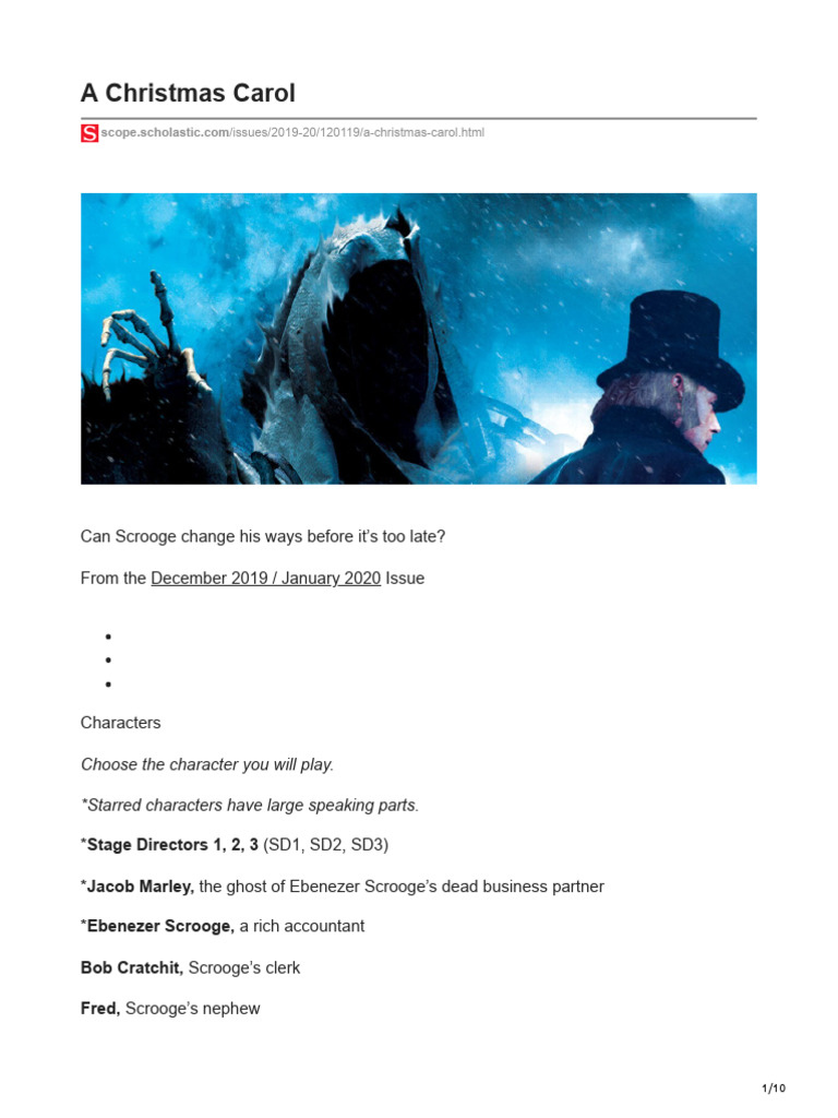 A Christmas Carol | PDF