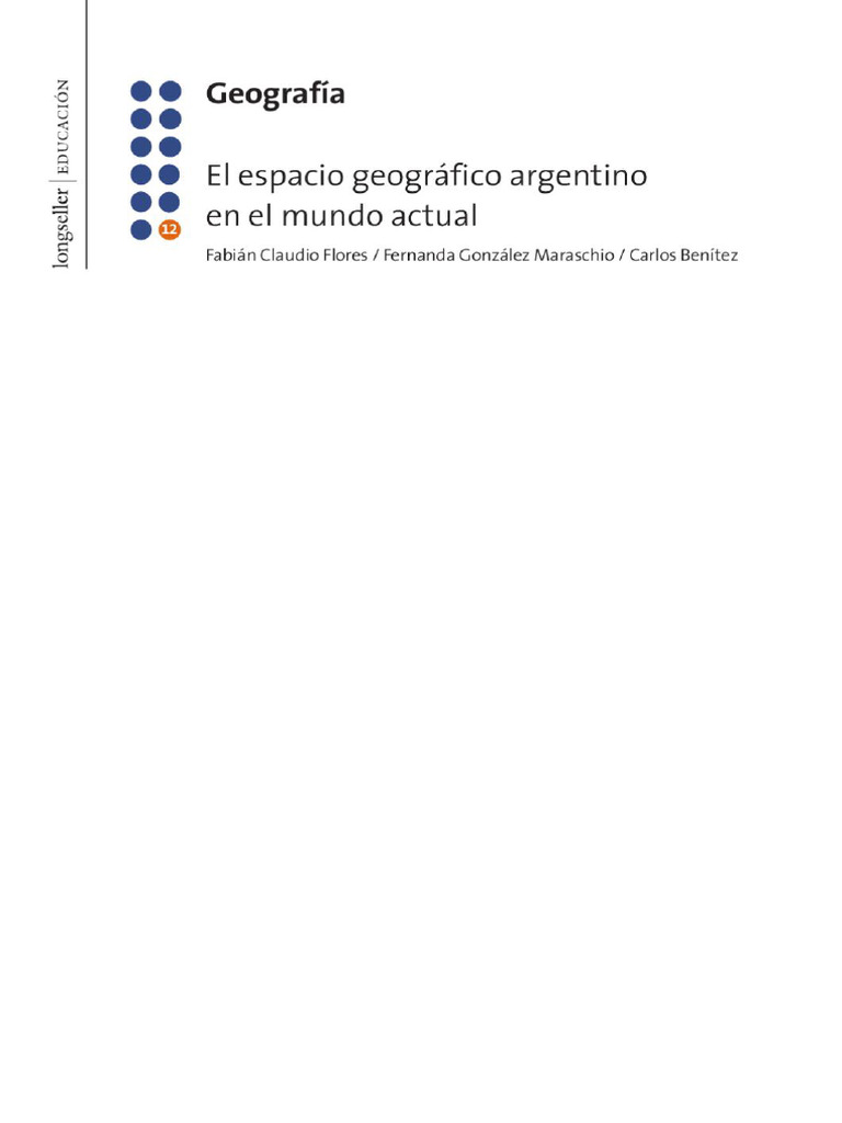 Espacio Geografico Argentino en El Mundo Actual | PDF