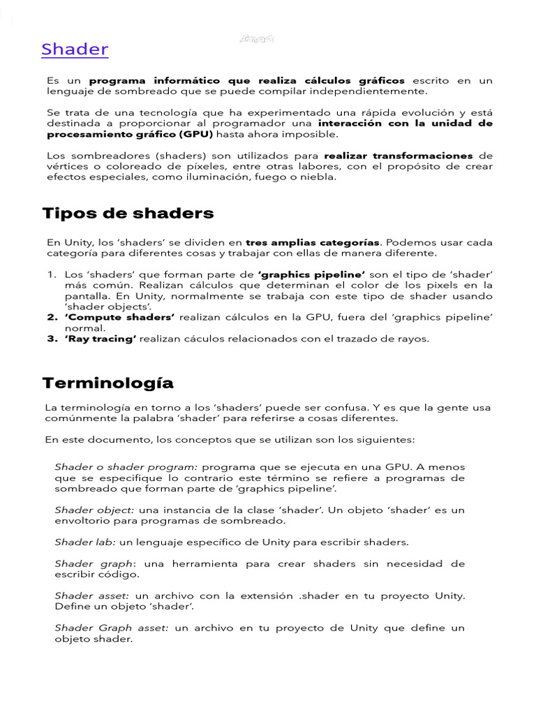 4.7 Añadiendo Texturas A Objetos. Shaders | PDF