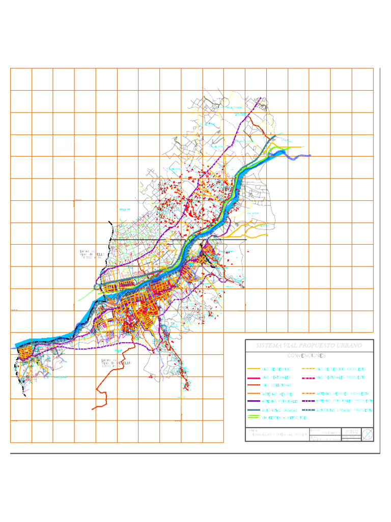 Sistema Vial Propuesto Urbano-Model | PDF
