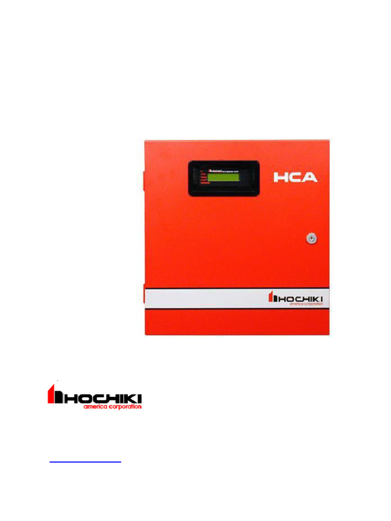 HCA-D Series Conventional Panel Manual V2.17 | PDF