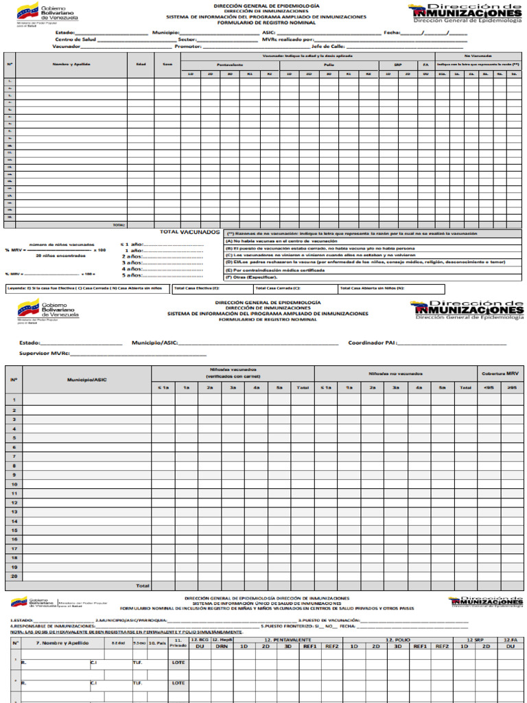 Formatos de Monitoreo | PDF