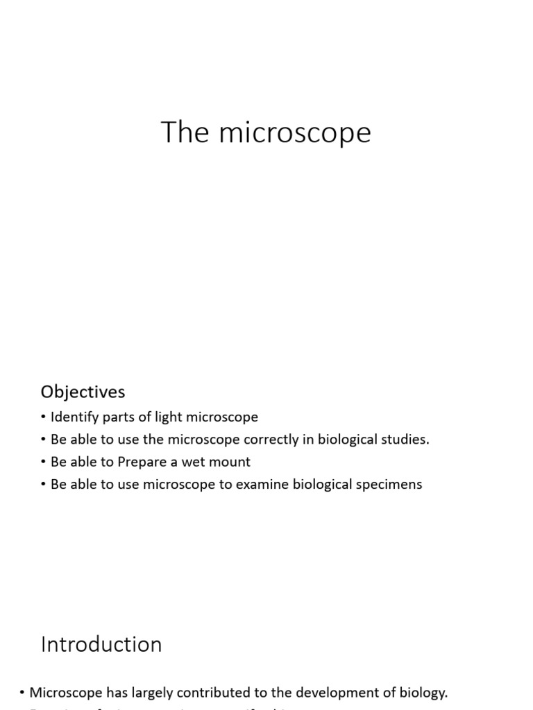 The Microscope 2024 | PDF | Microscope | Teaching Methods & Materials