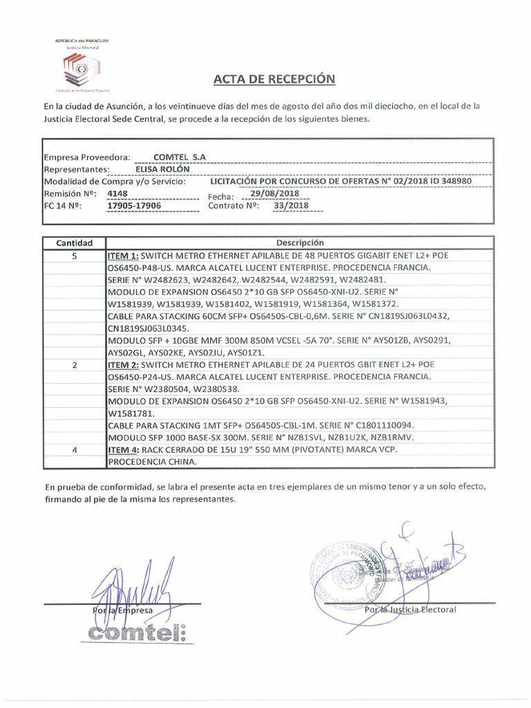 Acta de Recepcion Definitiva | PDF Acta de Recepcion Definitiva | PDF