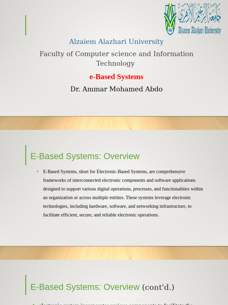 Aau Fcsit Ebs Lec1 | PDF