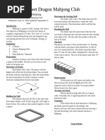 Fan Scoring HKMJ Cheat Sheet | PDF | Mahjong | Games Of Chance
