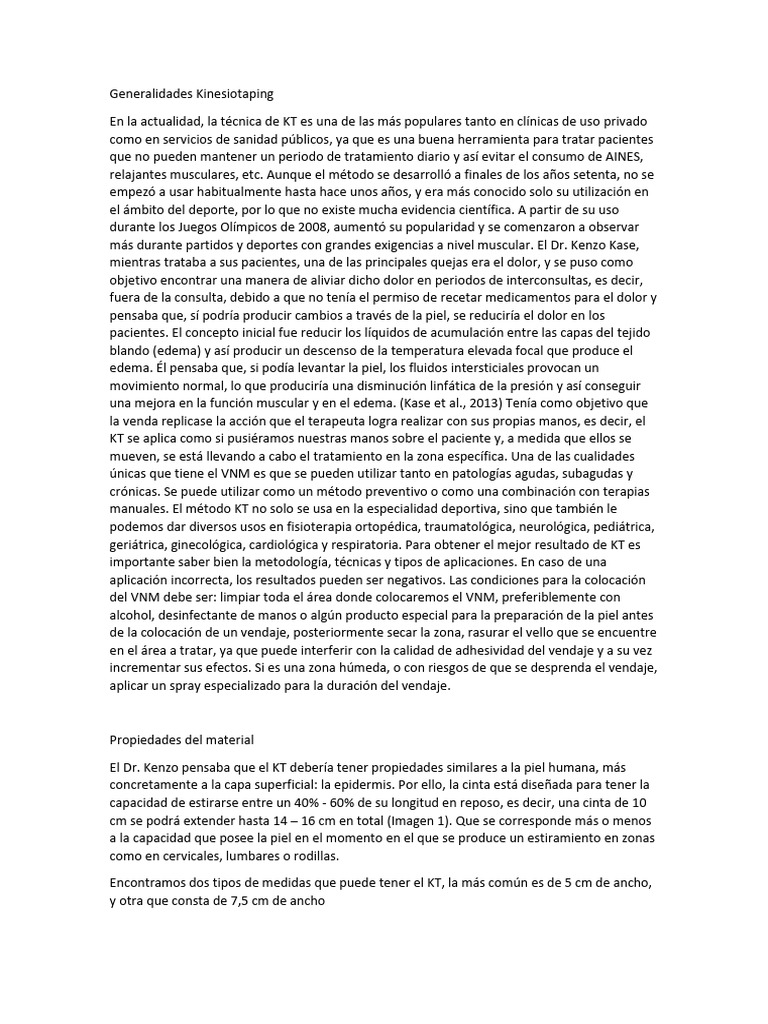 Resumen Taping | PDF