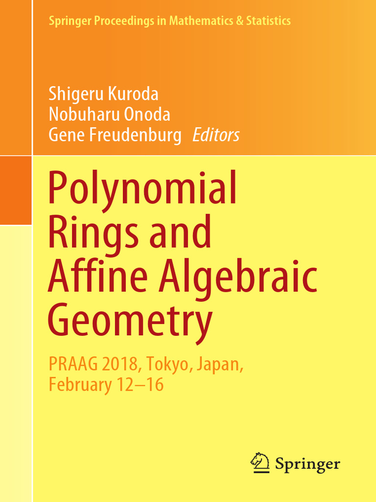 Polynomial Rings and Affine Algebraic Geometry: Shigeru Kuroda Nobuharu ...