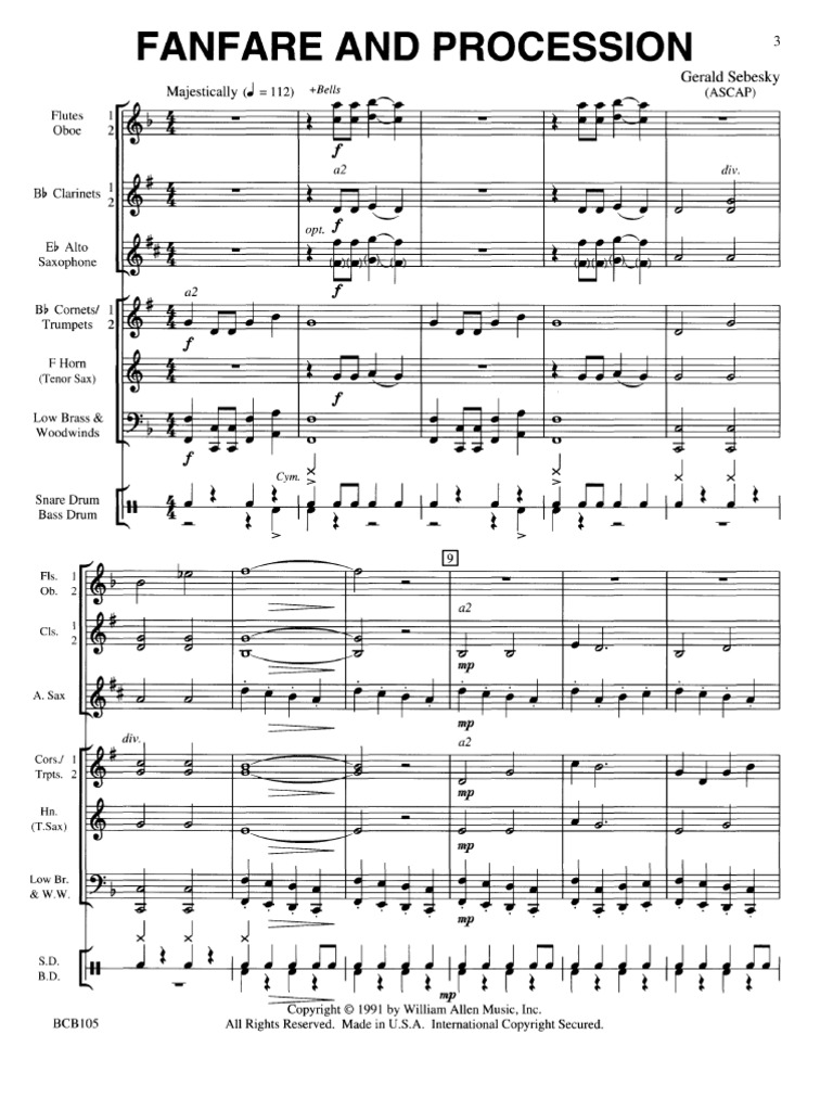 Fanfare and Procession | PDF