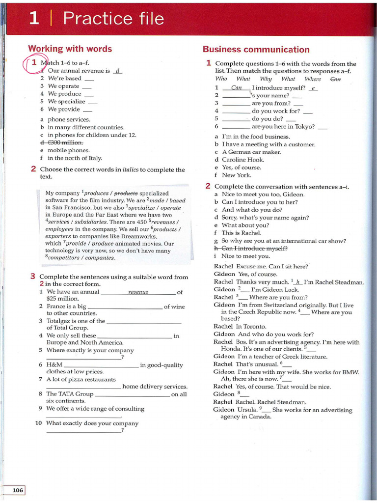 Exercises Unit 1 To Unit 7 Pdf