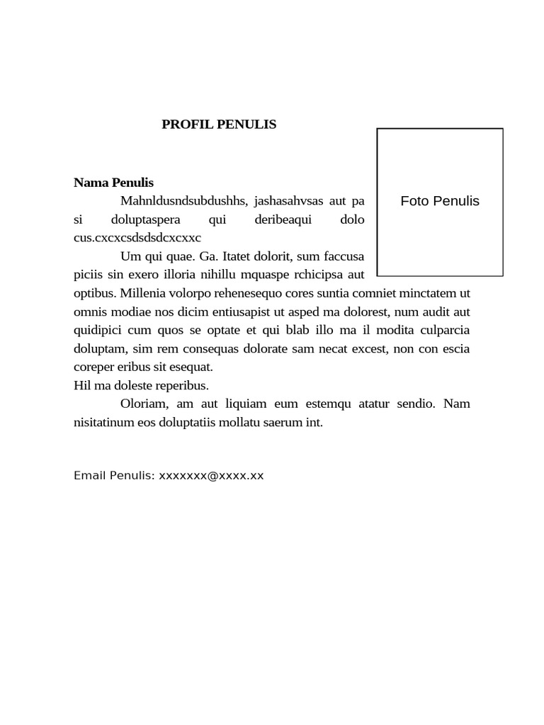 Template Profil Pdf