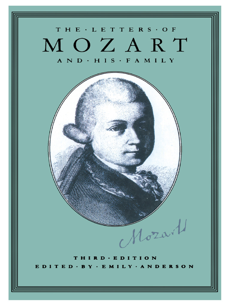 Anderson, Ed. - Mozart Letters | PDF