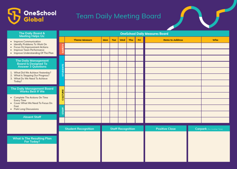 OSG2020_BLANK Lean Board | PDF