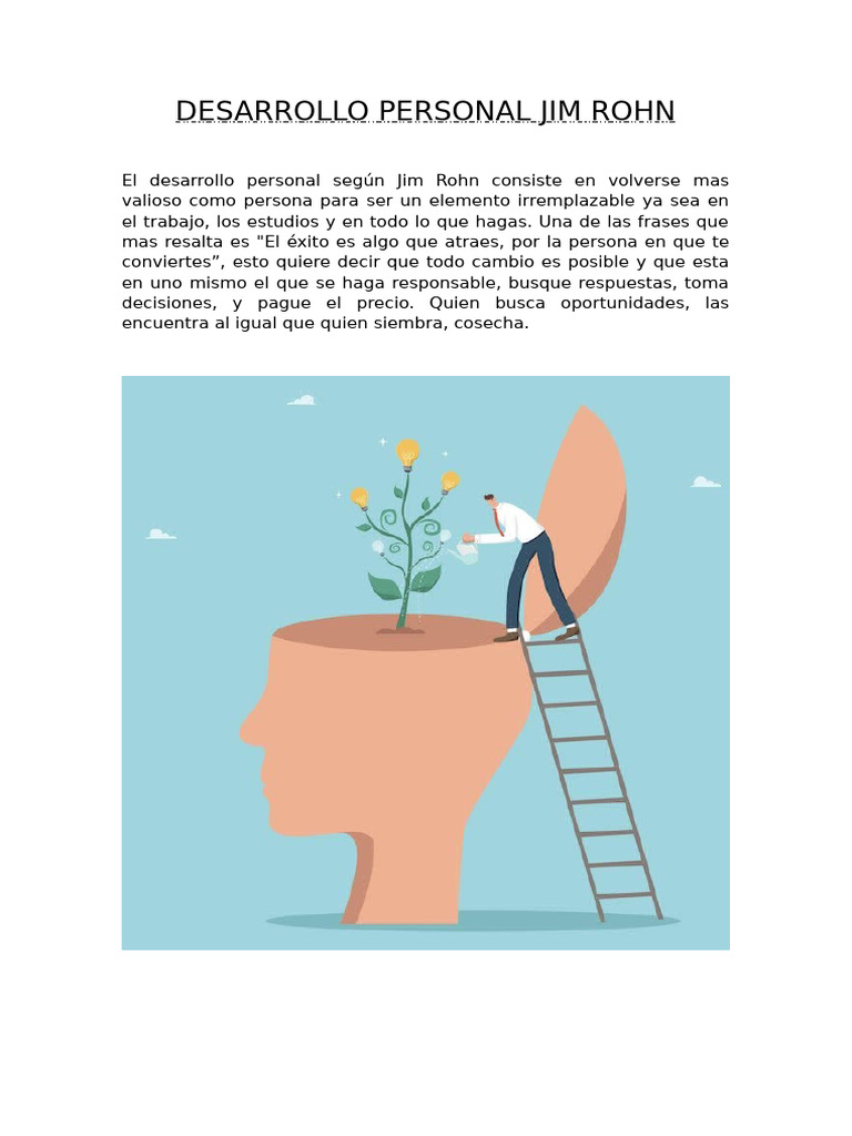 Desarrollo Personal Jim Rohn | PDF