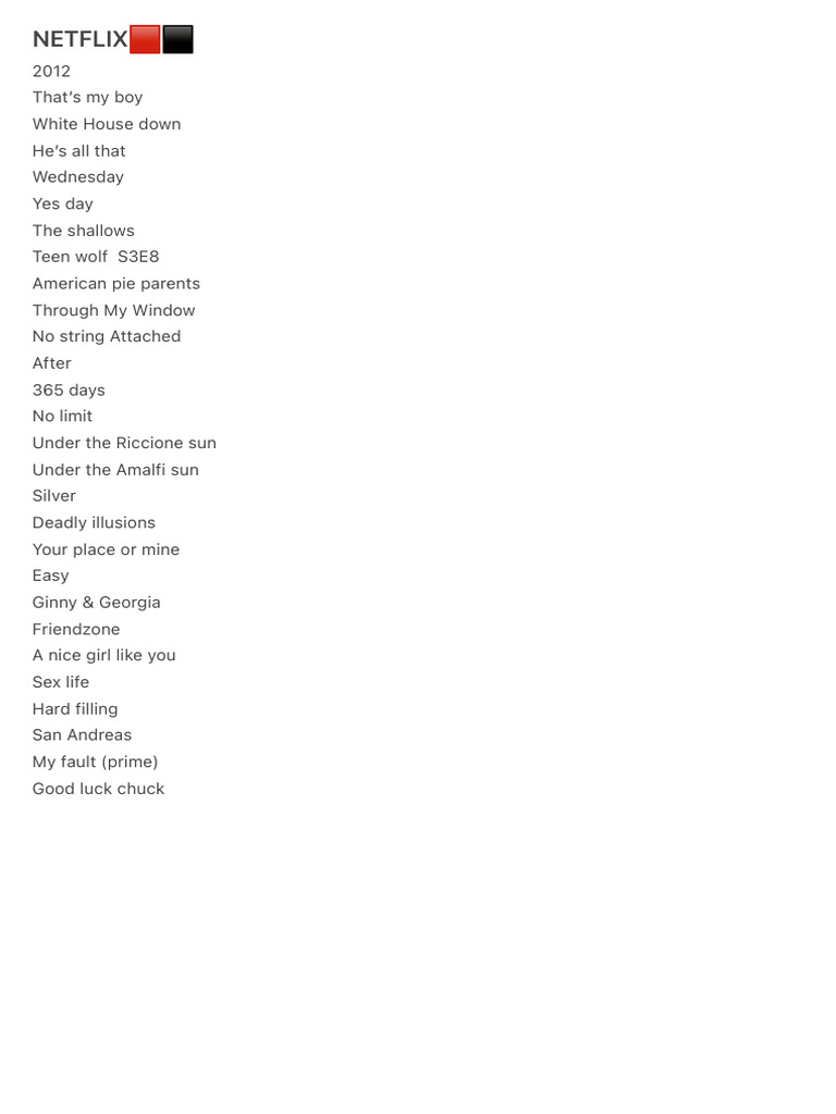 NETFLIX? | PDF