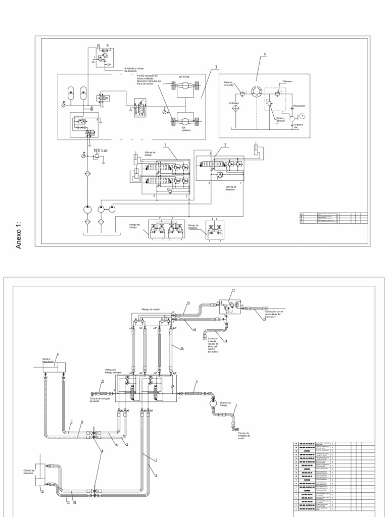 Hydraulic System Chart For DRWJ-1H | PDF