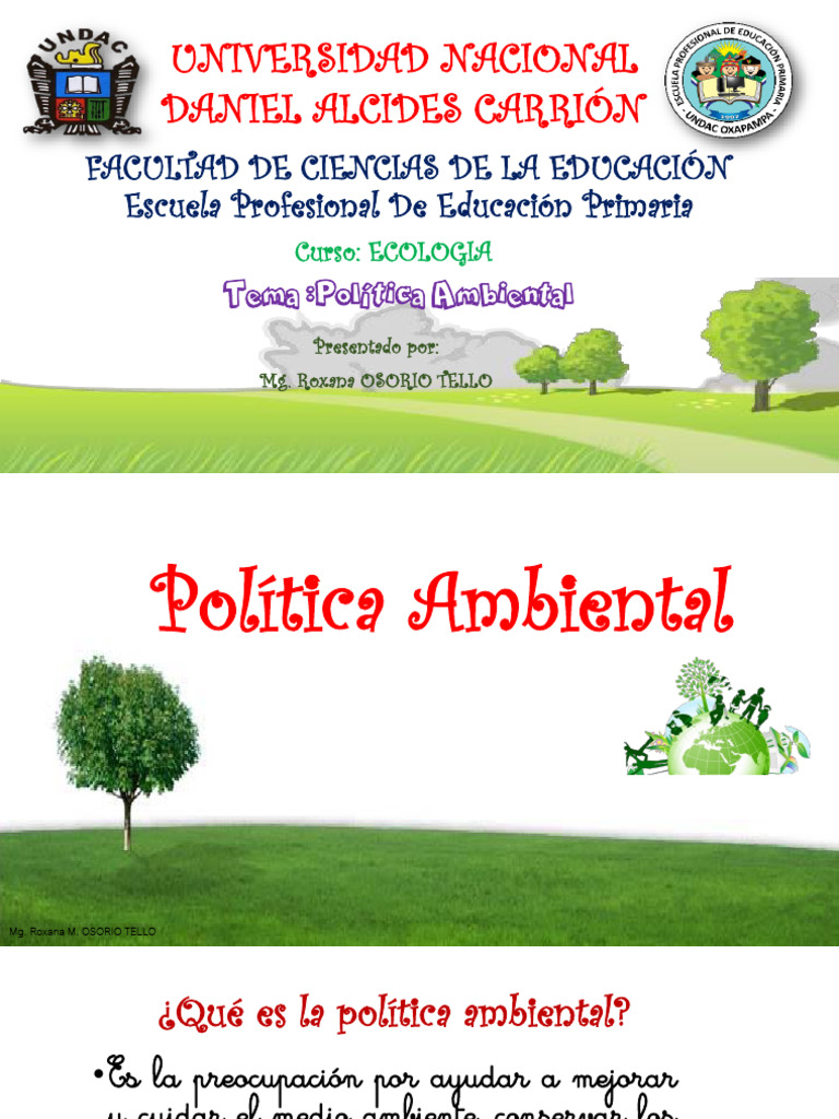 Politica Ambiental | PDF