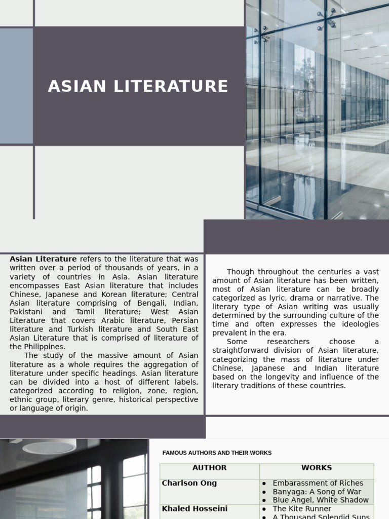 Asian Literature | PDF