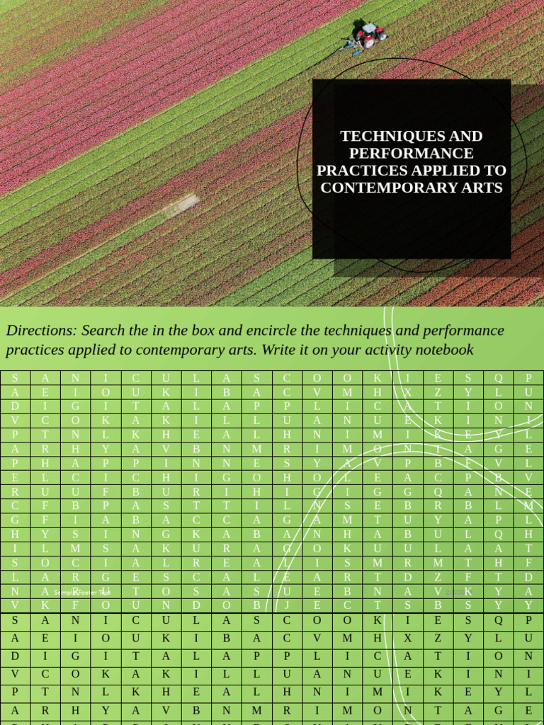 Techniques and Performance Practices Applied in ConArts | PDF