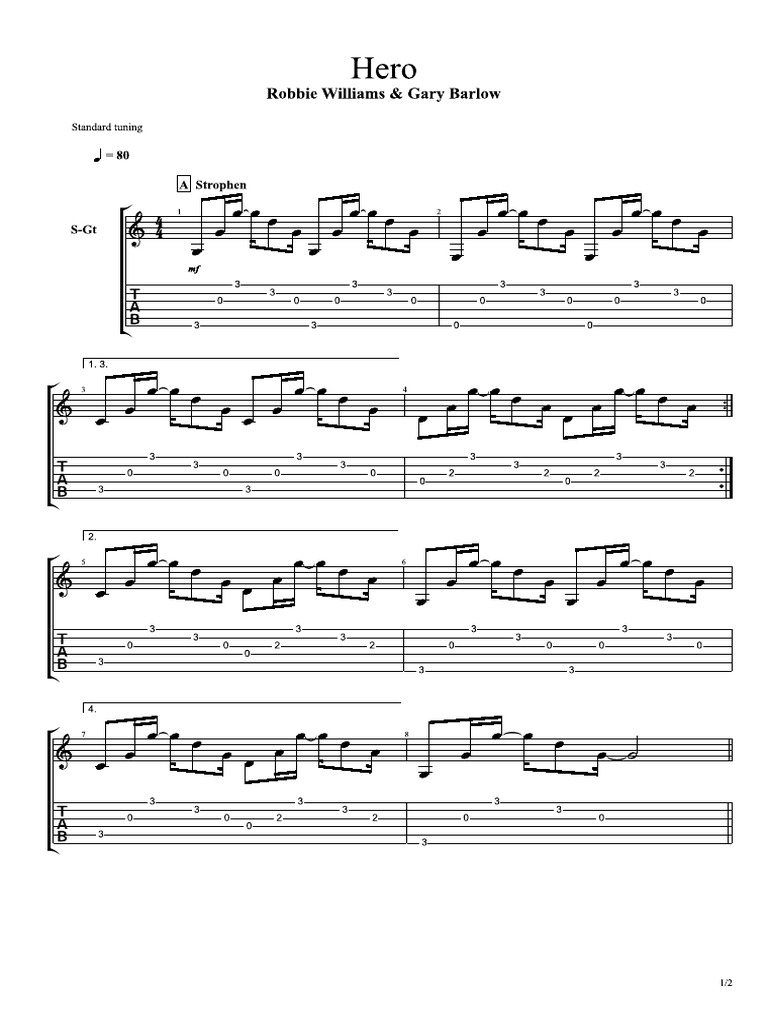 Robbie Williams Hero | PDF