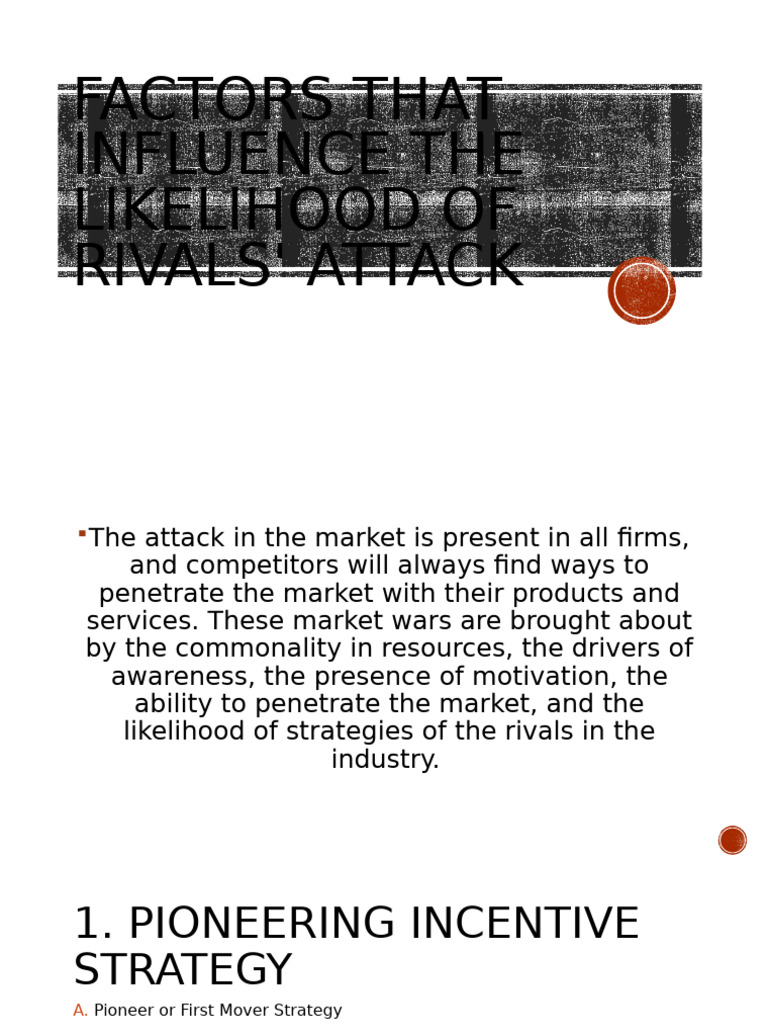 Factors That Influence The Likelihood of Rivals Attack | PDF
