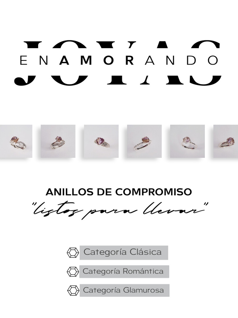 Catalogo Anillos de Compromiso Enamorando Joyas Nuevo PDF | PDF ...